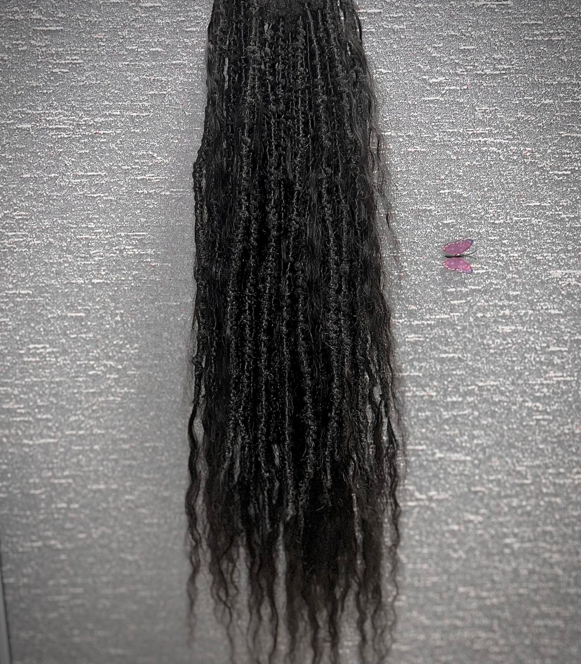 Custom Waterfall Bonet Messy Curly Locs - Etsy