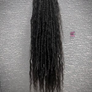 Custom Waterfall Bonet Messy Curly Locs - Etsy