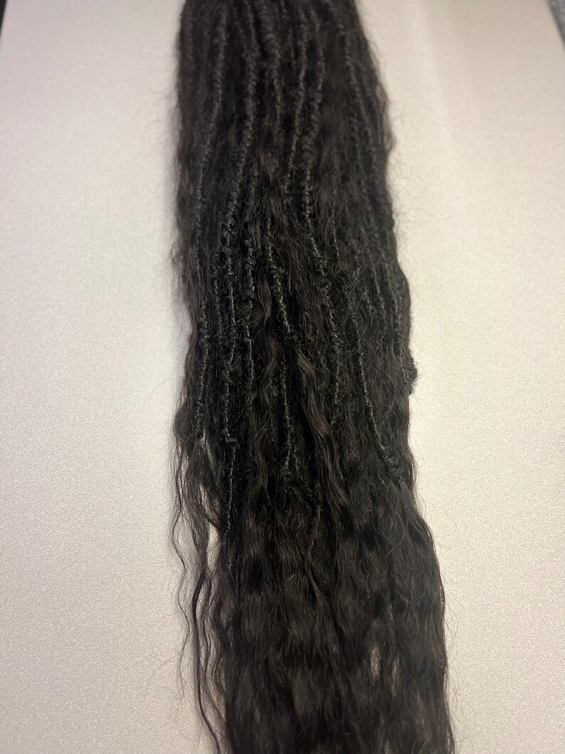 Custom Waterfall Bonet Messy Curly Locs - Etsy