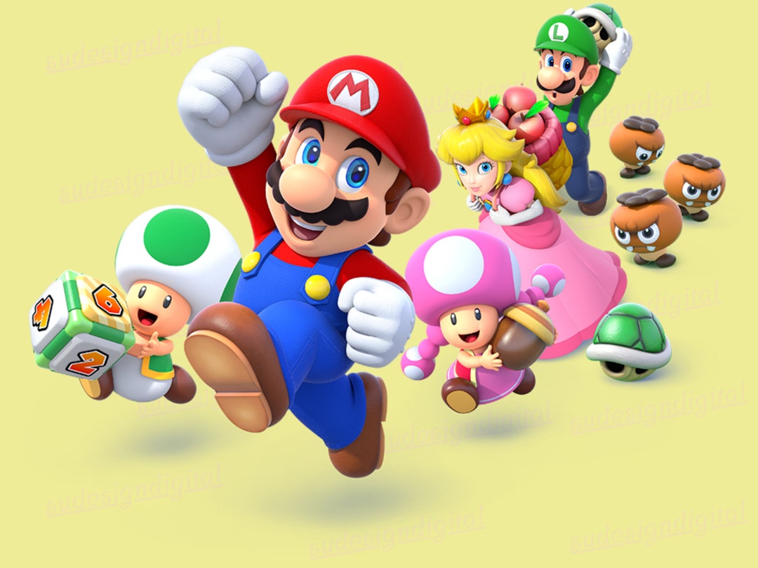 Super Mario PNG, the Super Mario Print, the Super Mario Sublimation ...