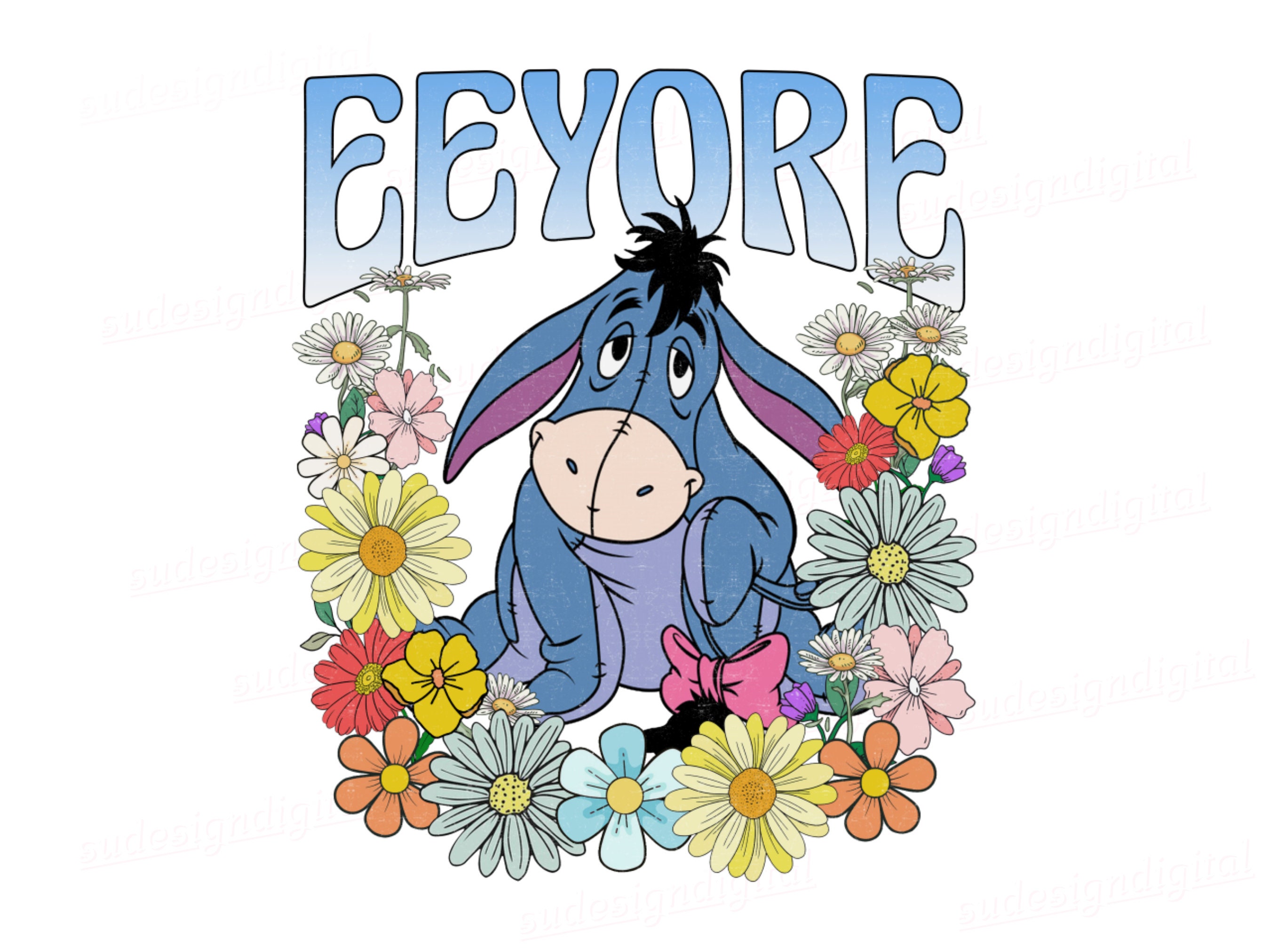 Eeyore Png - Winnie the Pooh - PNG File, DXF File, EPS File, Png File ...