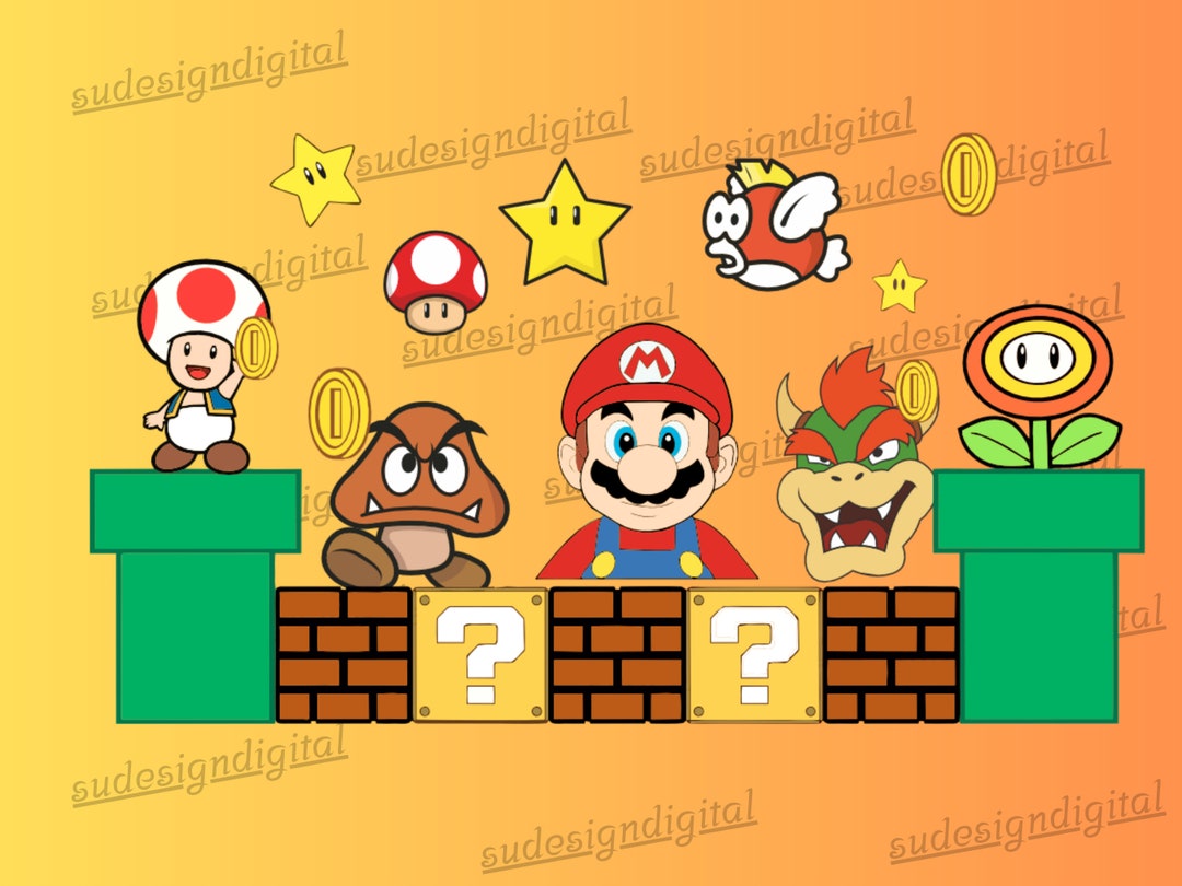 Super Mario Bros PNG, the Super Mario Bros Print, the Super Mario Bros ...