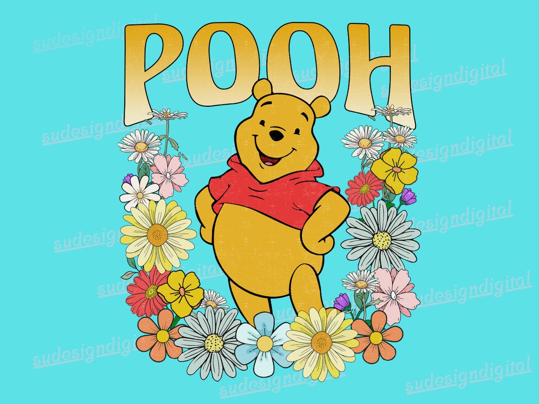 Retro Winnie Pooh Svg , Winnie Cut File, Winnie Files for Cricut or ...
