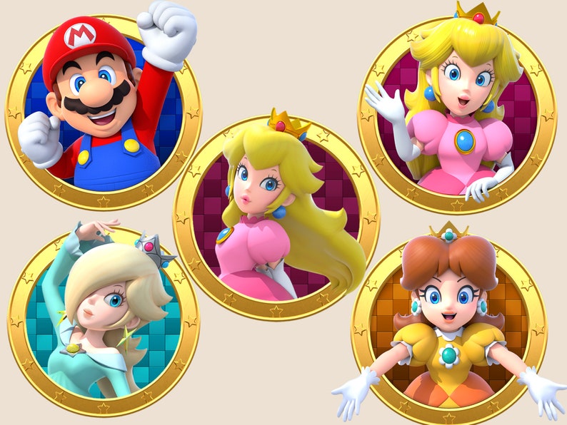 Super Mario Png Bundle,super Mario Characters Png Bundle Mario Family ...