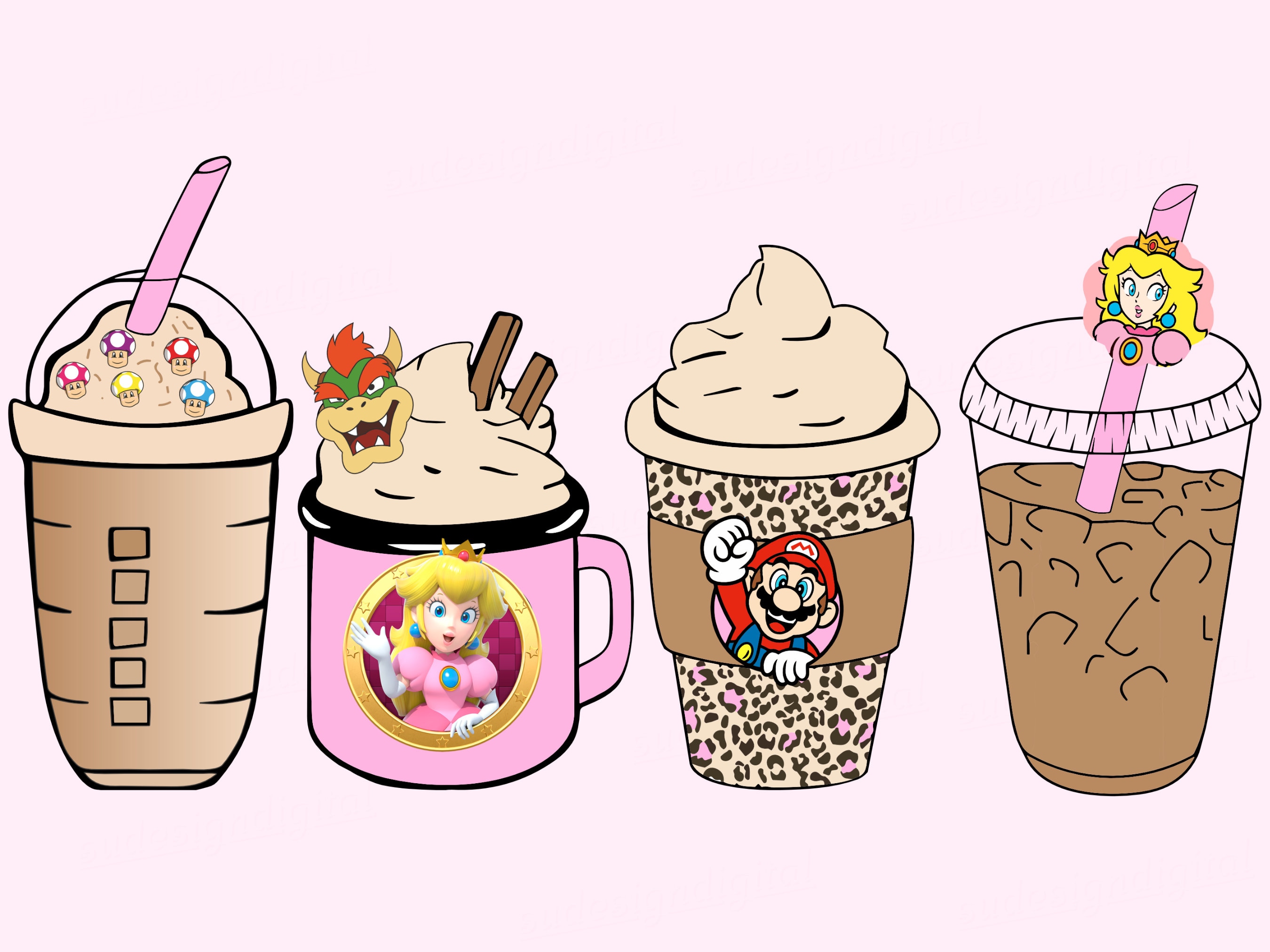 Princess Peach Png , Princess Peach Coffee Png, Princess Png, Games Png ...