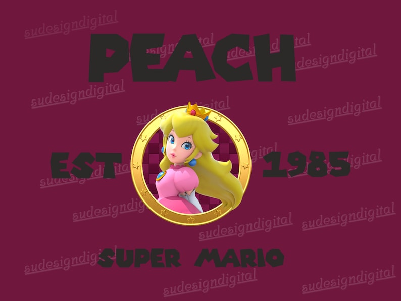 Princess Peach Png , Princess Png, Games Png, Super Mario Png, Png - Etsy