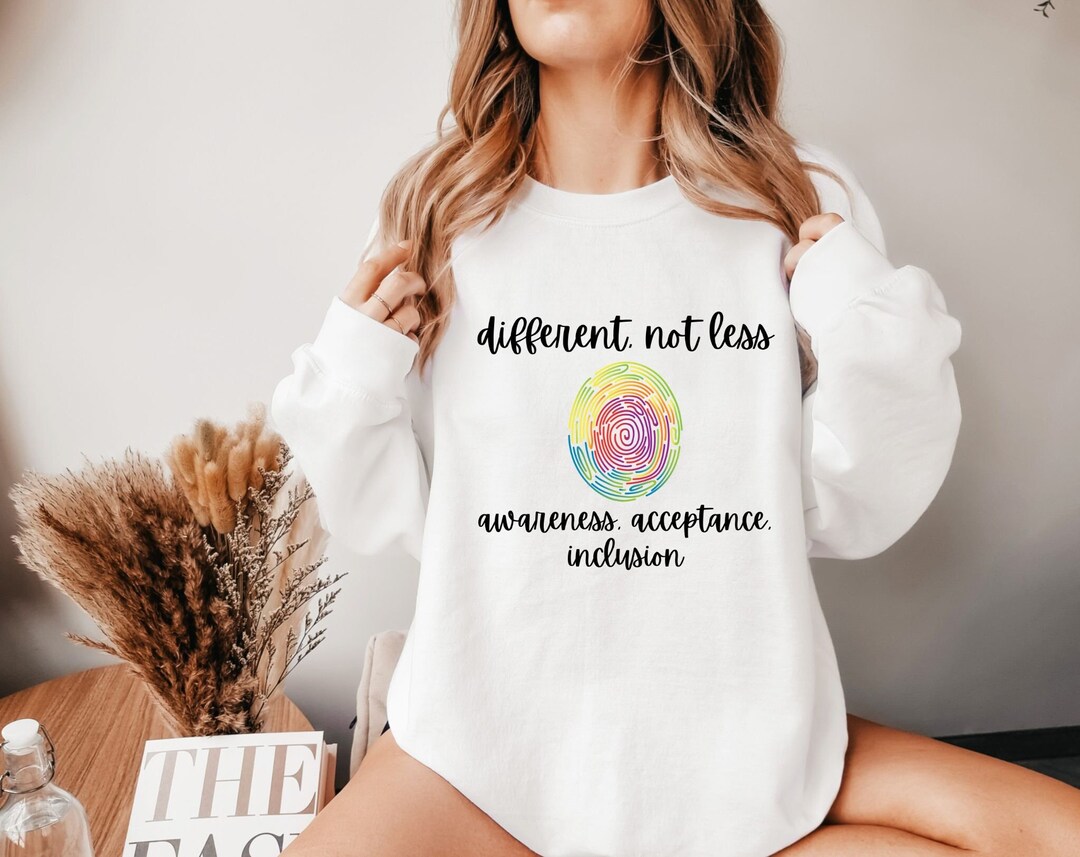 Inclusion Sweater, Acceptance Sweatshirt, Autism Awareness Sweater ...