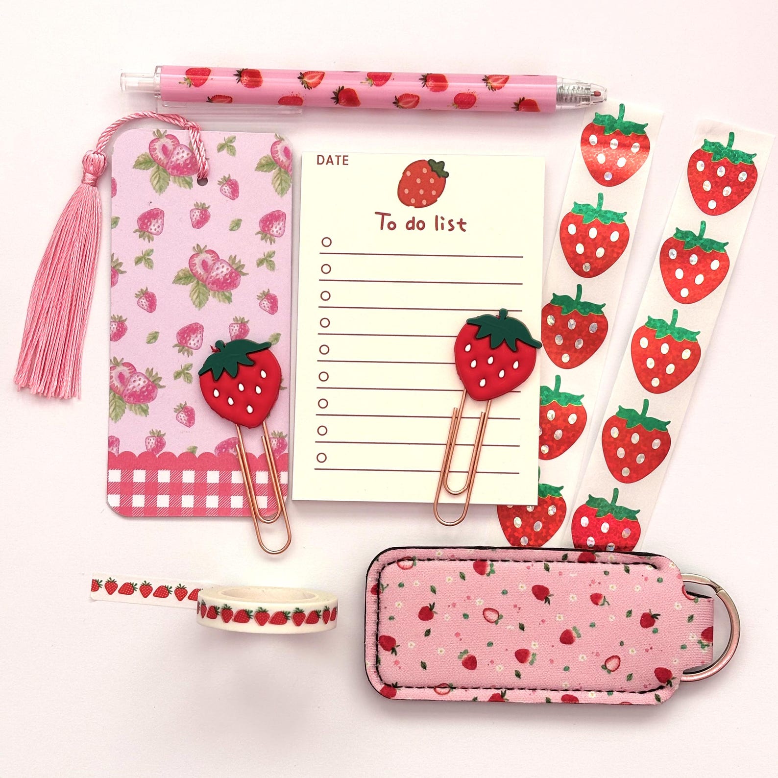 Strawberry Stationery Gift Set -mini Gift Box - Etsy
