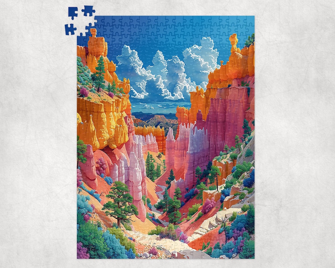 US National State Park Jigsaw Puzzle, Bryce Canyon National Park, Utah ...
