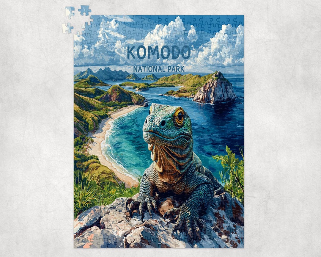 Komodo National Park Jigsaw Puzzle, Indonesia, Premium Jigsaw Puzzle ...