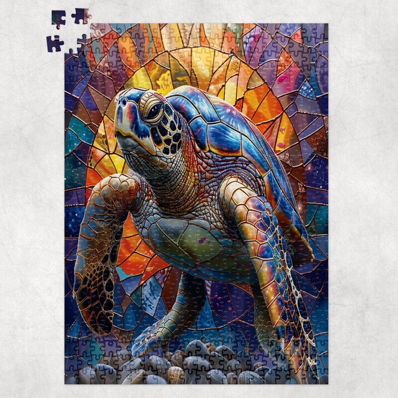 Turtle Puzzle - Etsy