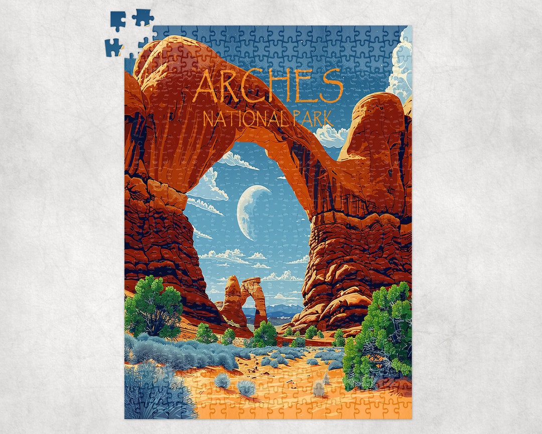 Arches National Park Jigsaw Puzzle, Utah, Premium Jigsaw Puzzle for ...