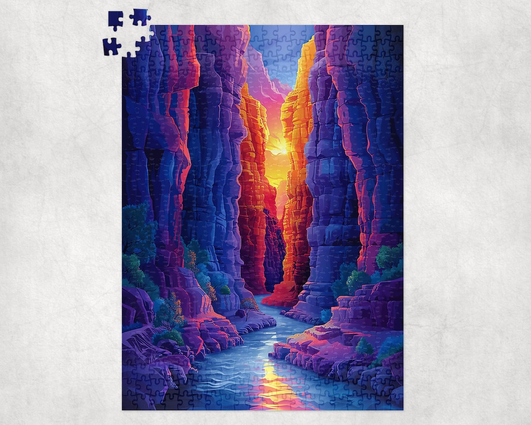 US National State Park Jigsaw Puzzle, Zion National Park, Utah, Premium ...