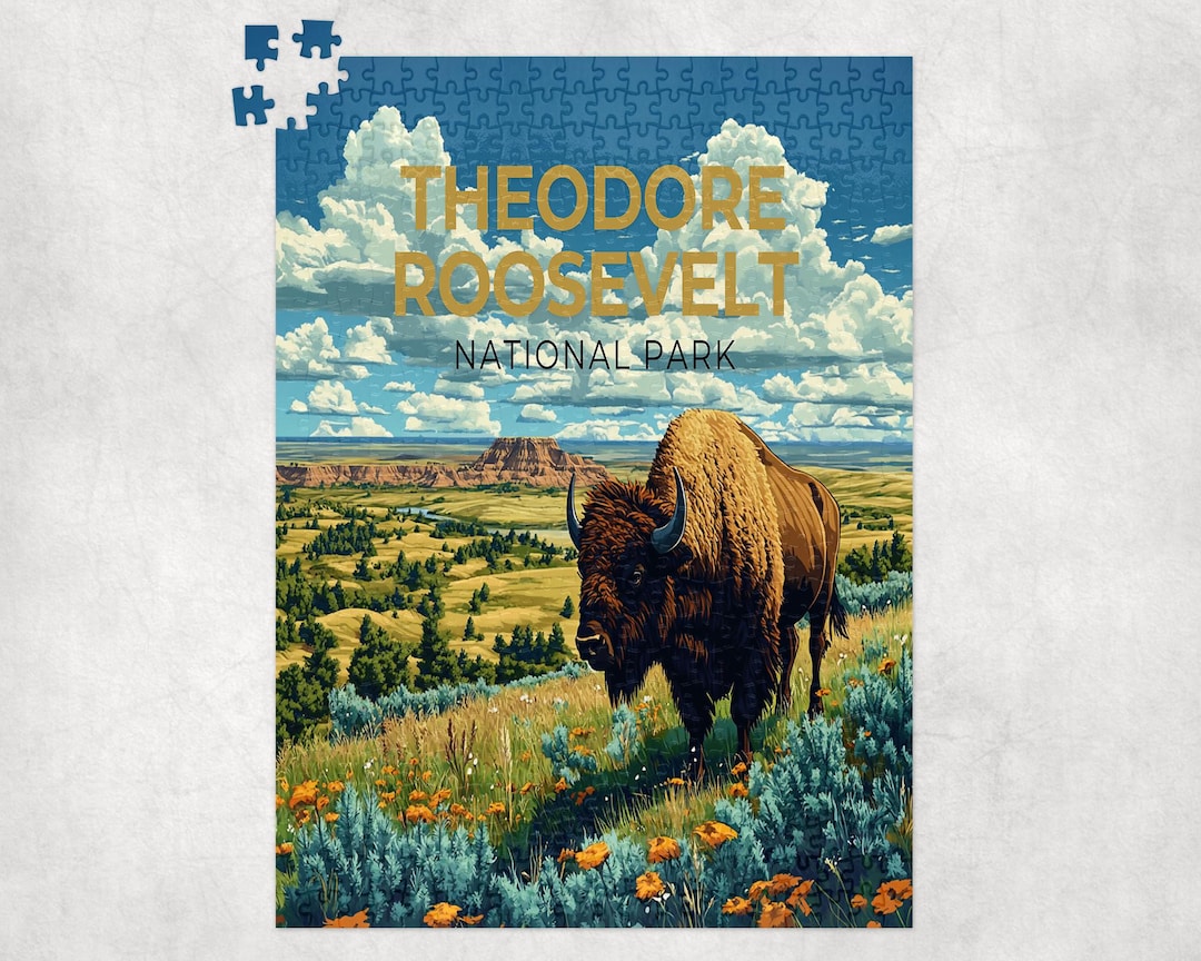 Theodore Roosevelt National Park Jigsaw Puzzle, Premium Jigsaw Puzzle ...