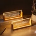 Acrylic Name Plate Light Personalized LED Light With Wave - Etsy