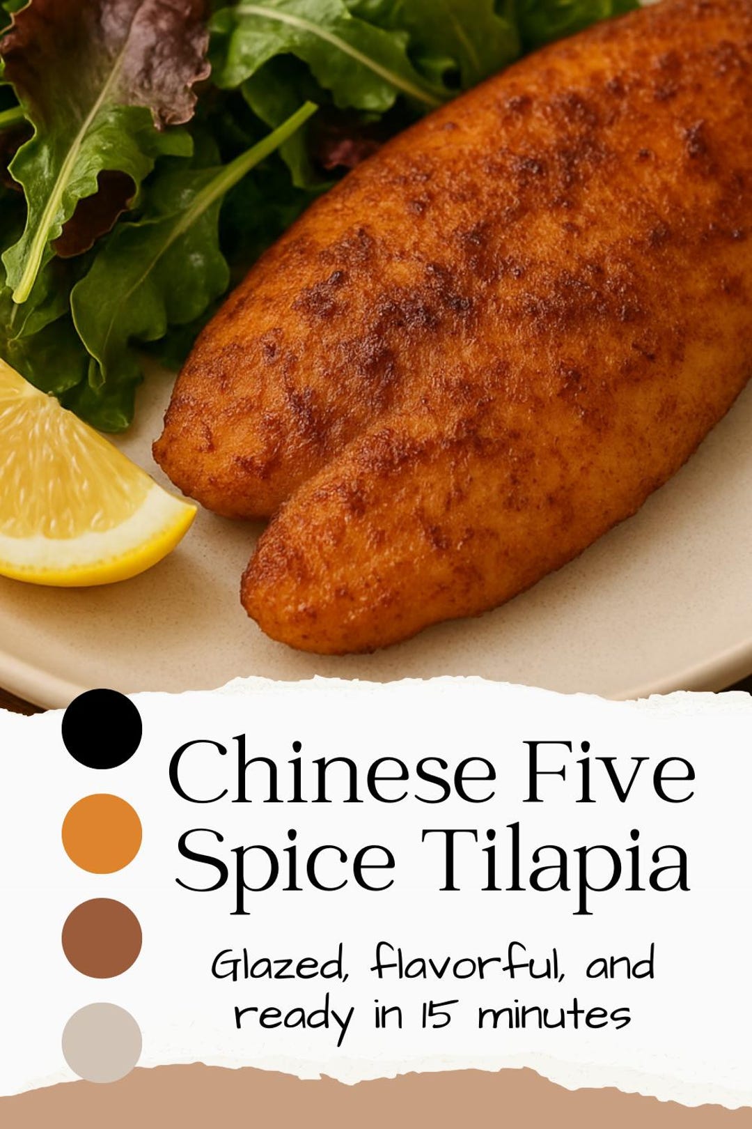 Chinese Five Spice Tilapia Recipe With Exercises | Healthy 15-minute ...