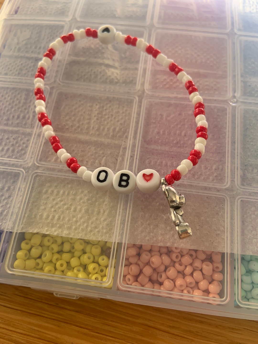 F2 Oliver/ollie Bearman Handmade Beaded Bracelet - Etsy
