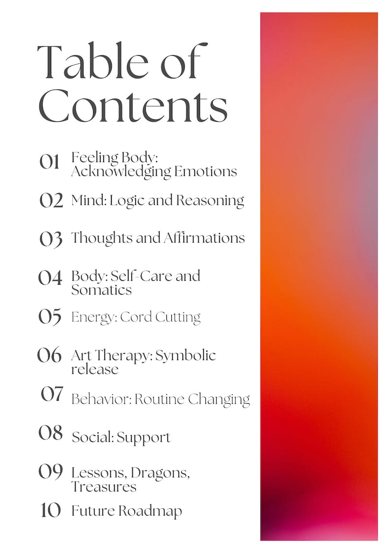 Healing Hearts: Breakup Recovery Workbook | Therapy Workbook | Therapy ...