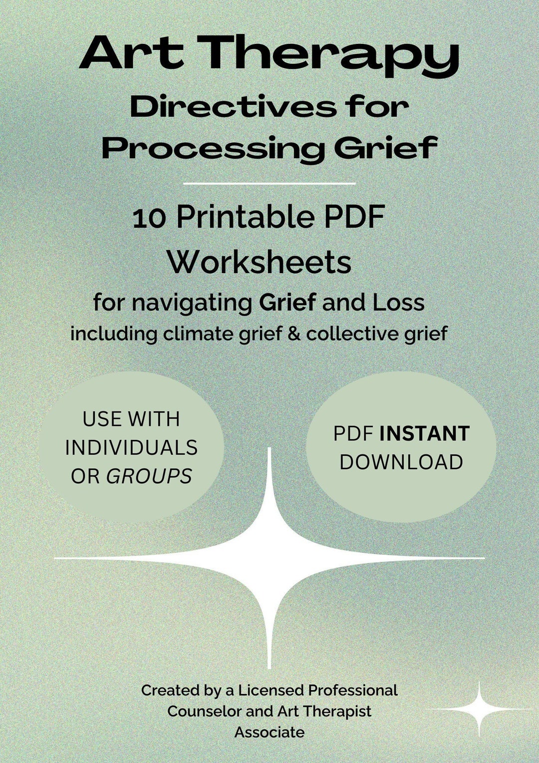Grief Bundle: 10 Art Therapy Directives for Processing Grief ...