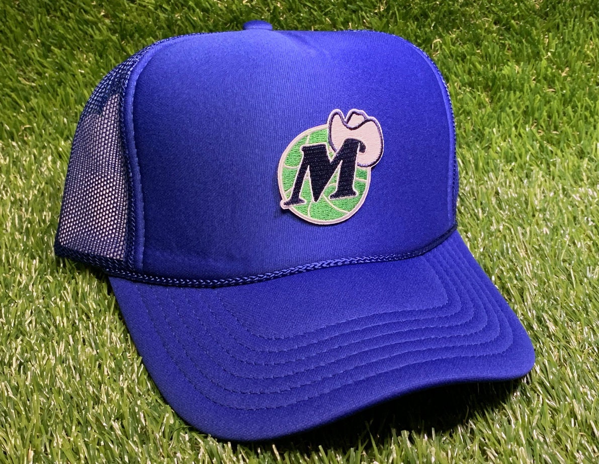 Dallas Mavericks Mavs Throwback Foam Trucker Hat | 80s Logo ...