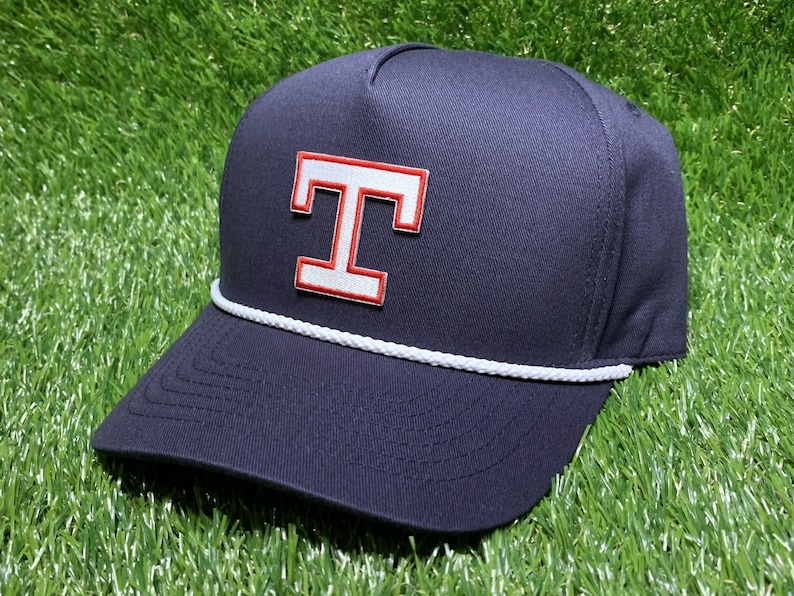 Texas Rangers 70s Throwback Logo Rope Hat Baseball - Etsy