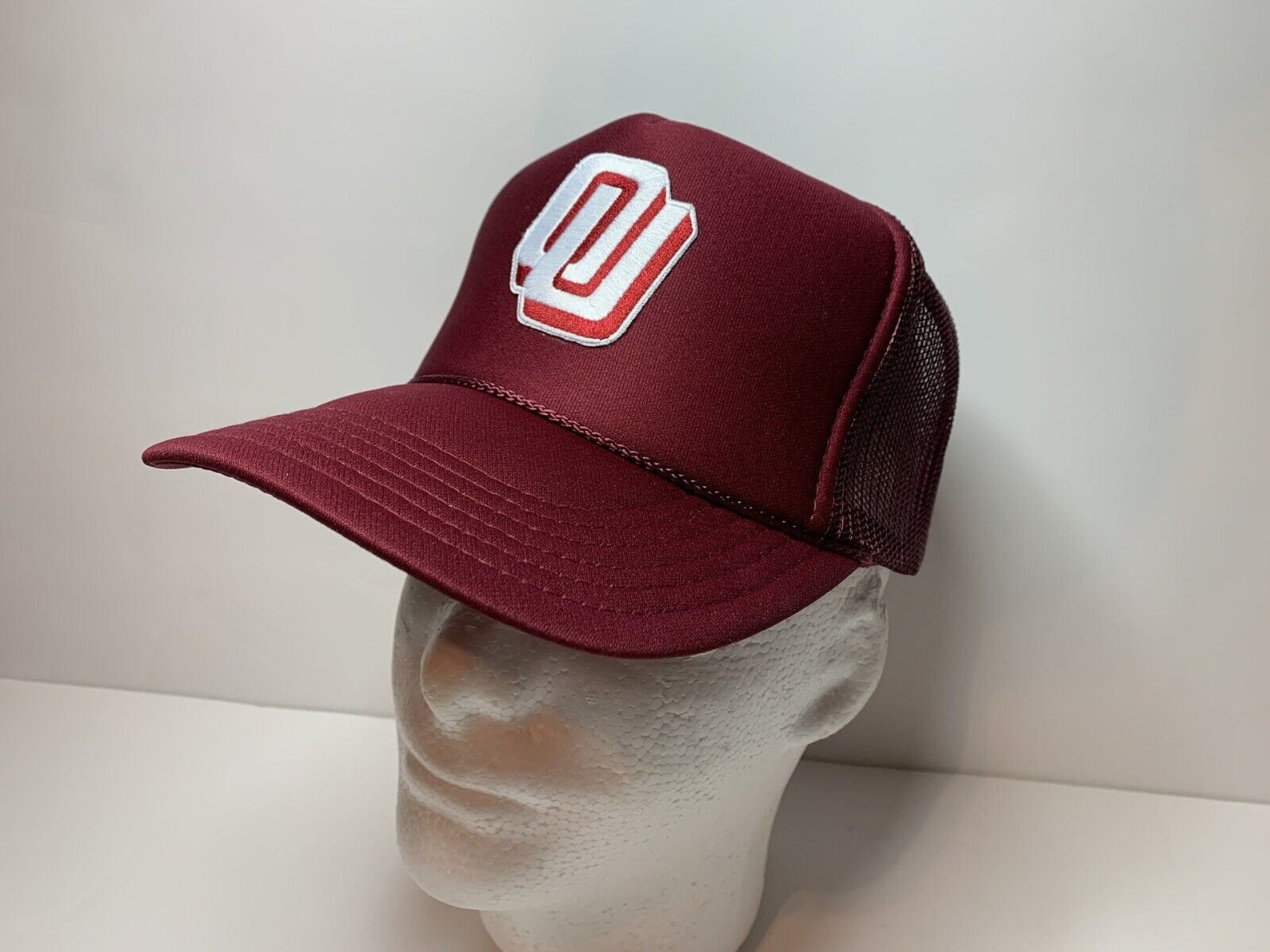 Oklahoma Sooners OU 80s Throwback Logo Trucker Hat Cap High - Etsy