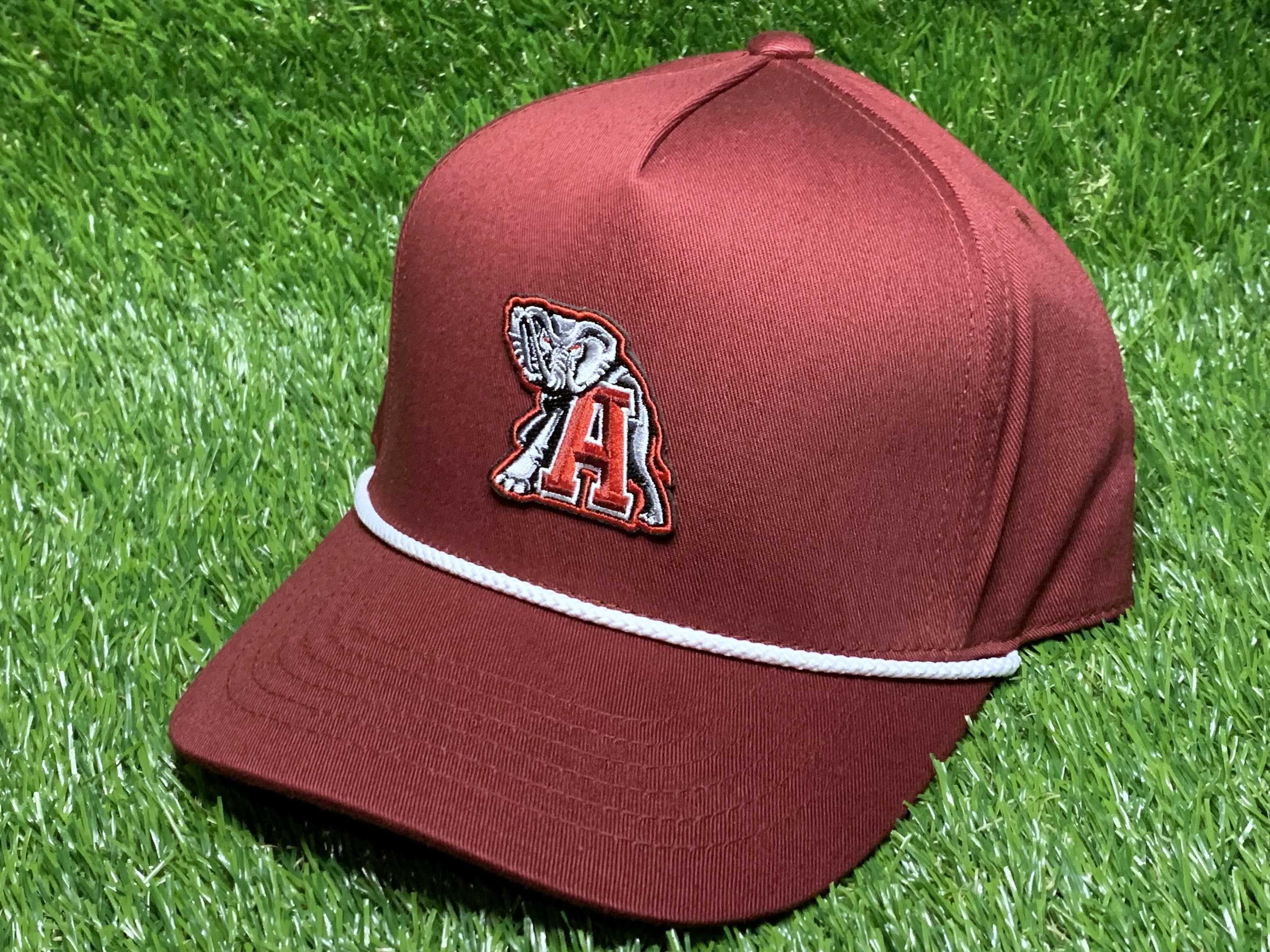 Alabama Crimson Tide Throwback Logo Rope Hat High Profile Patch - Etsy