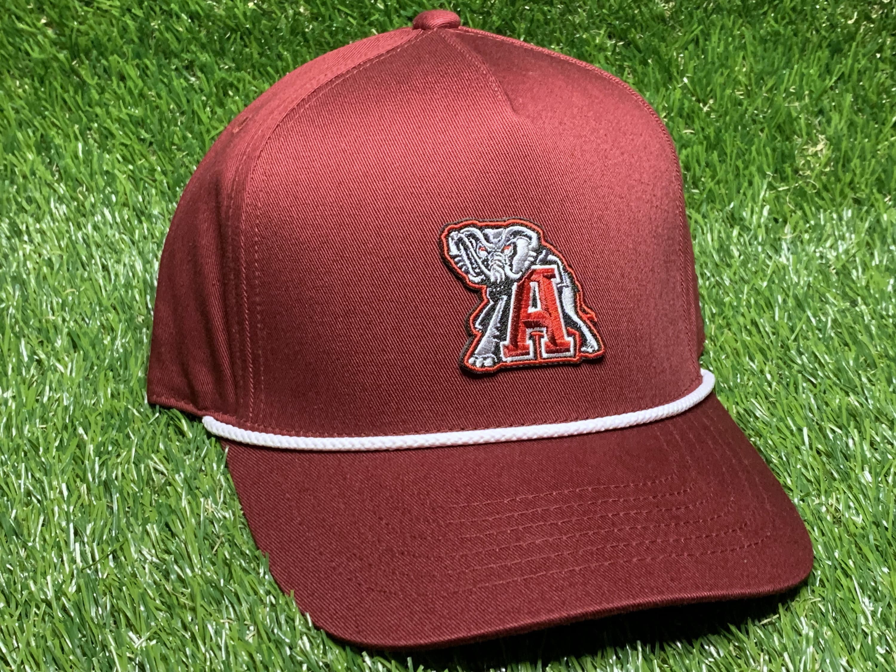 Alabama Crimson Tide Throwback Logo Rope Hat High Profile Patch - Etsy