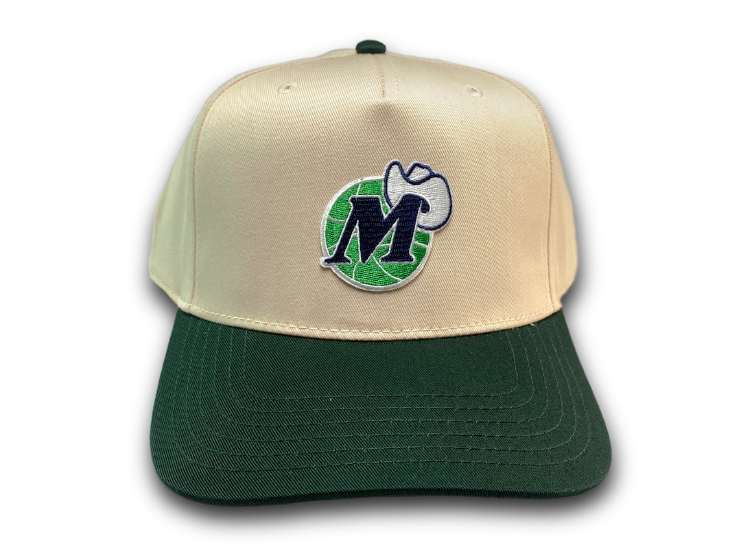 Dallas Mavericks Mavs Throwback Logo Split Crown Vintage Style Hat Cap ...