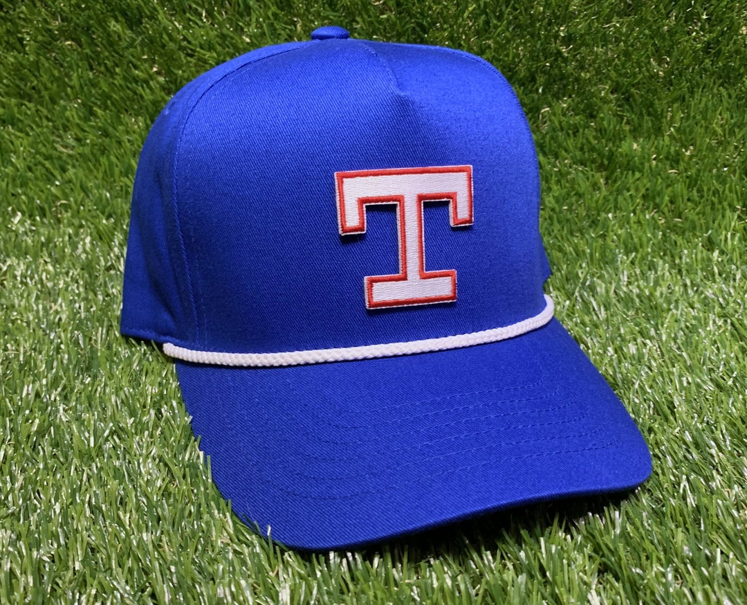 Texas Rangers 70s Throwback Logo Rope Hat Baseball - Etsy