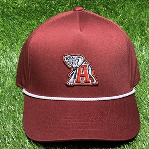 Alabama Crimson Tide Throwback Logo Rope Hat High Profile Patch - Etsy