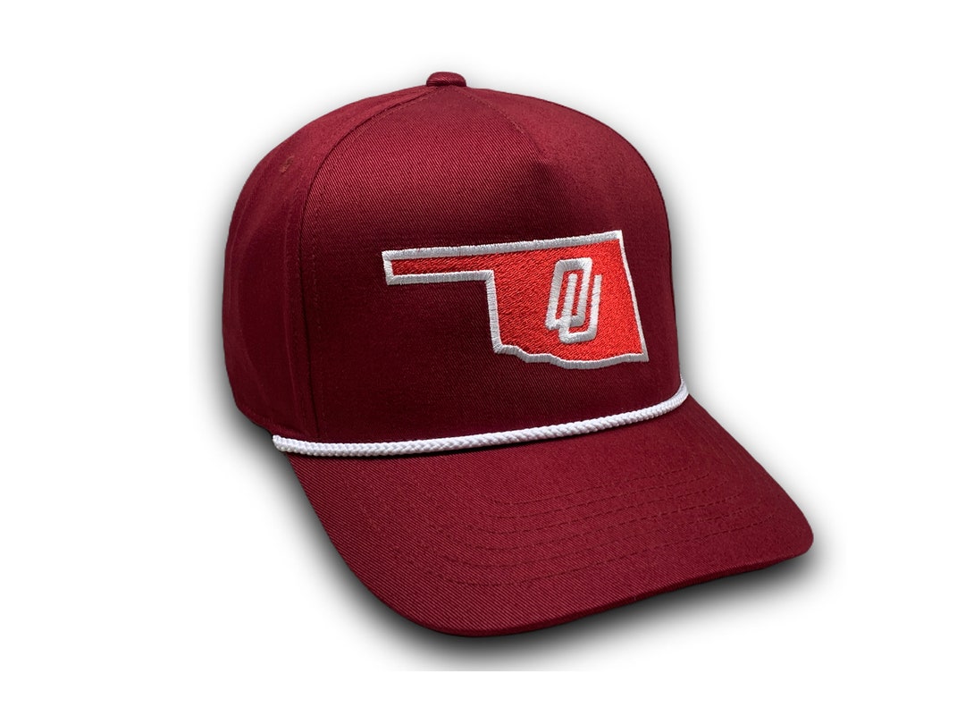 Sooner State Oklahoma Sooners OU Throwback Embroidered Rope Hat - Etsy