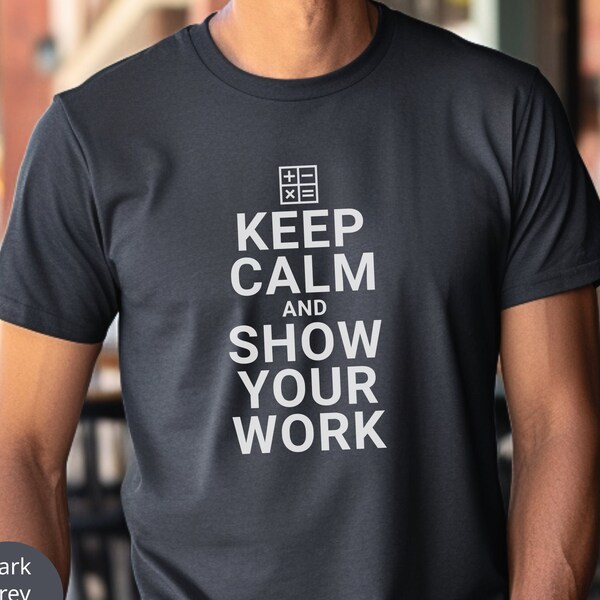 Keep Calm Math - Etsy