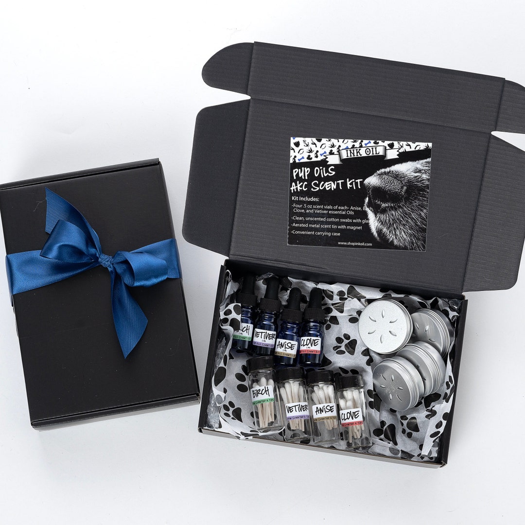 Dog Enrichment I Pup Oils AKC Scent Work Kit I Scent Kit, Nose Work ...