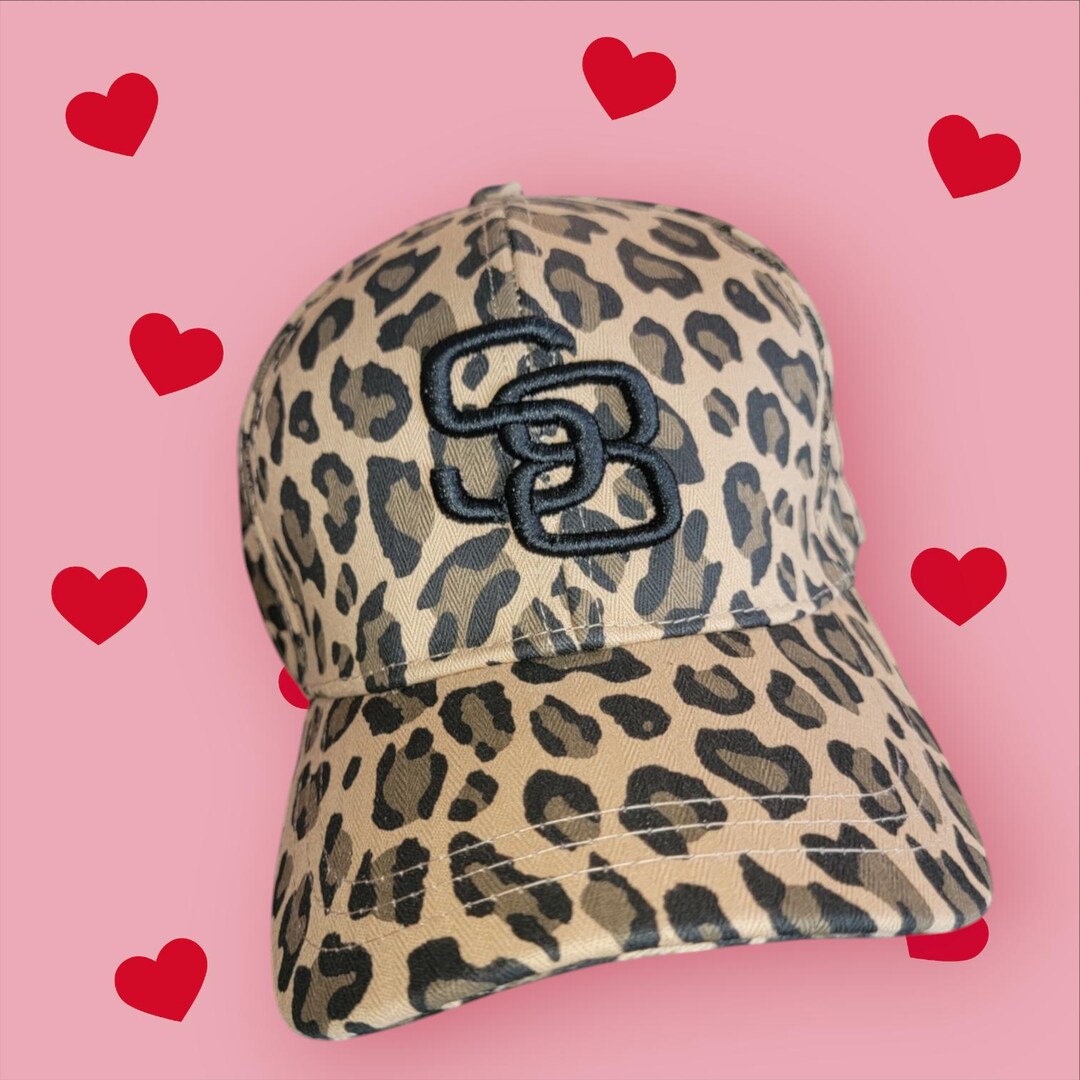 S8 Cheetah Ball Cap / Girly Baseball Hat / Cheetah Print Hat for Women ...