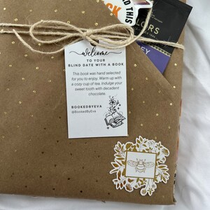 Blind Date With a Surprise Book Book Lover Gift With Bookish Stickers ...