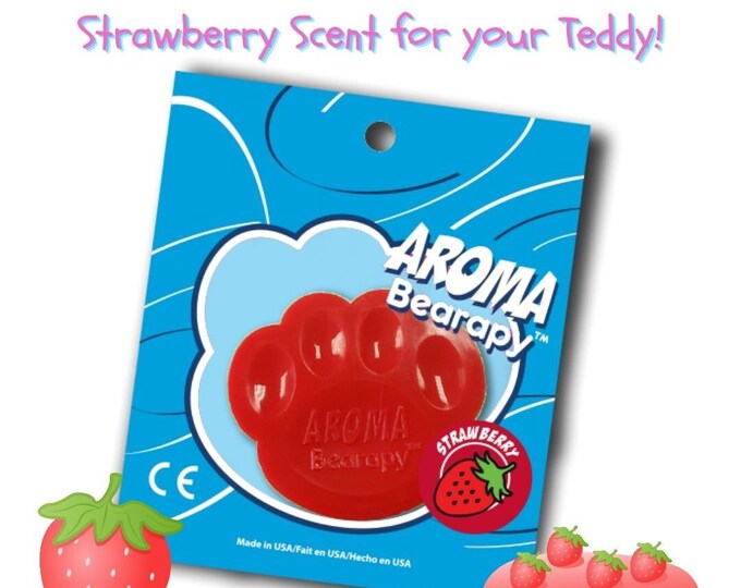 Strawberry Teddy Bear Scent Chip Strawberry Scent for Your New Teddy ...