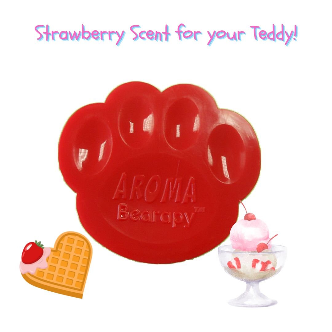 Strawberry Teddy Bear Scent Chip Strawberry Scent for Your New Teddy ...
