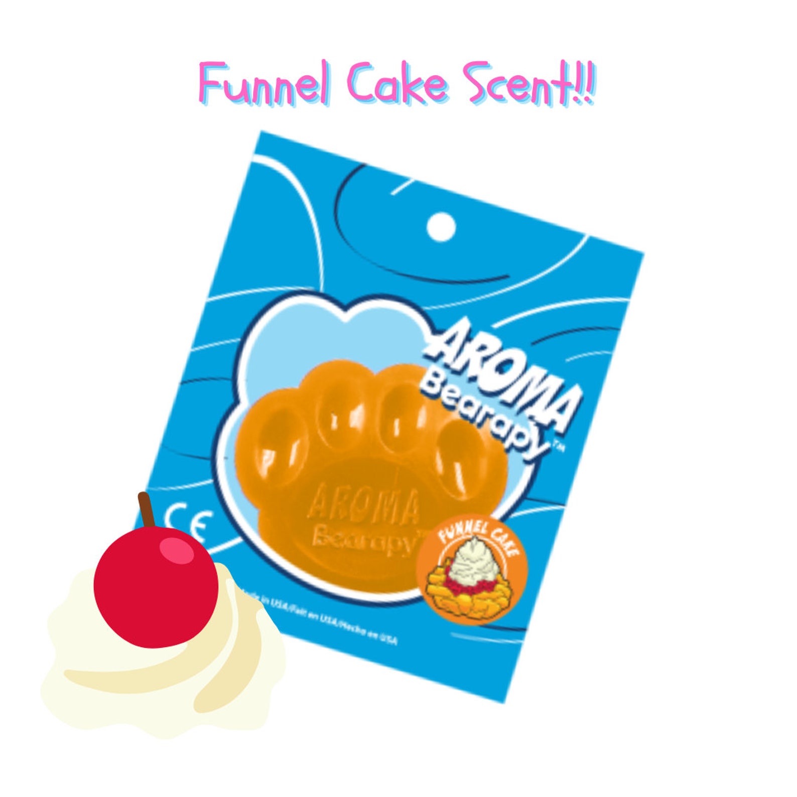 Funnel Cake Teddy Bear Scent Chip Funnel Cake Scent for Your New Teddy ...