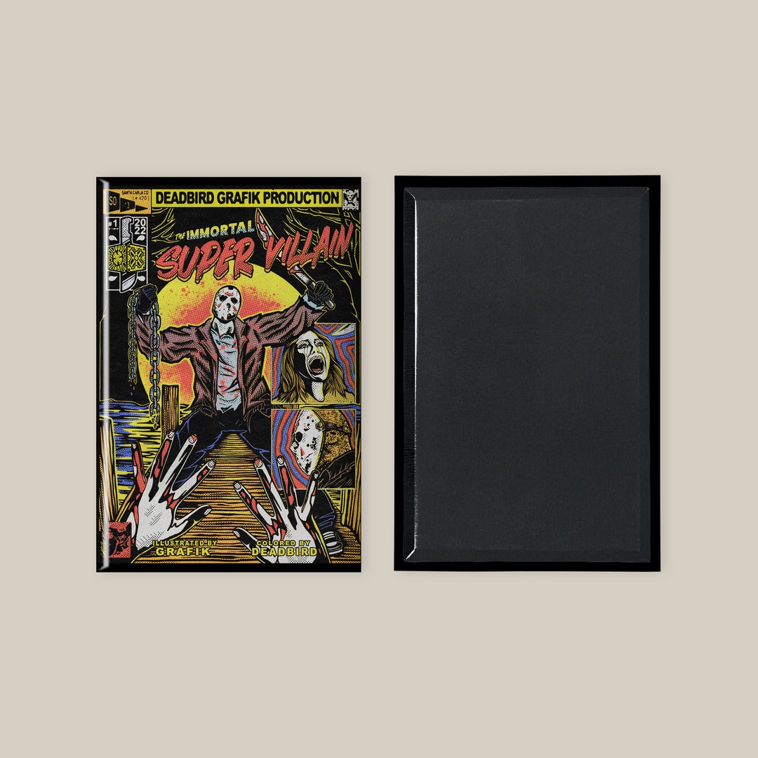 The Immortal Super Villain Magnet Art Series Collaboration - Etsy