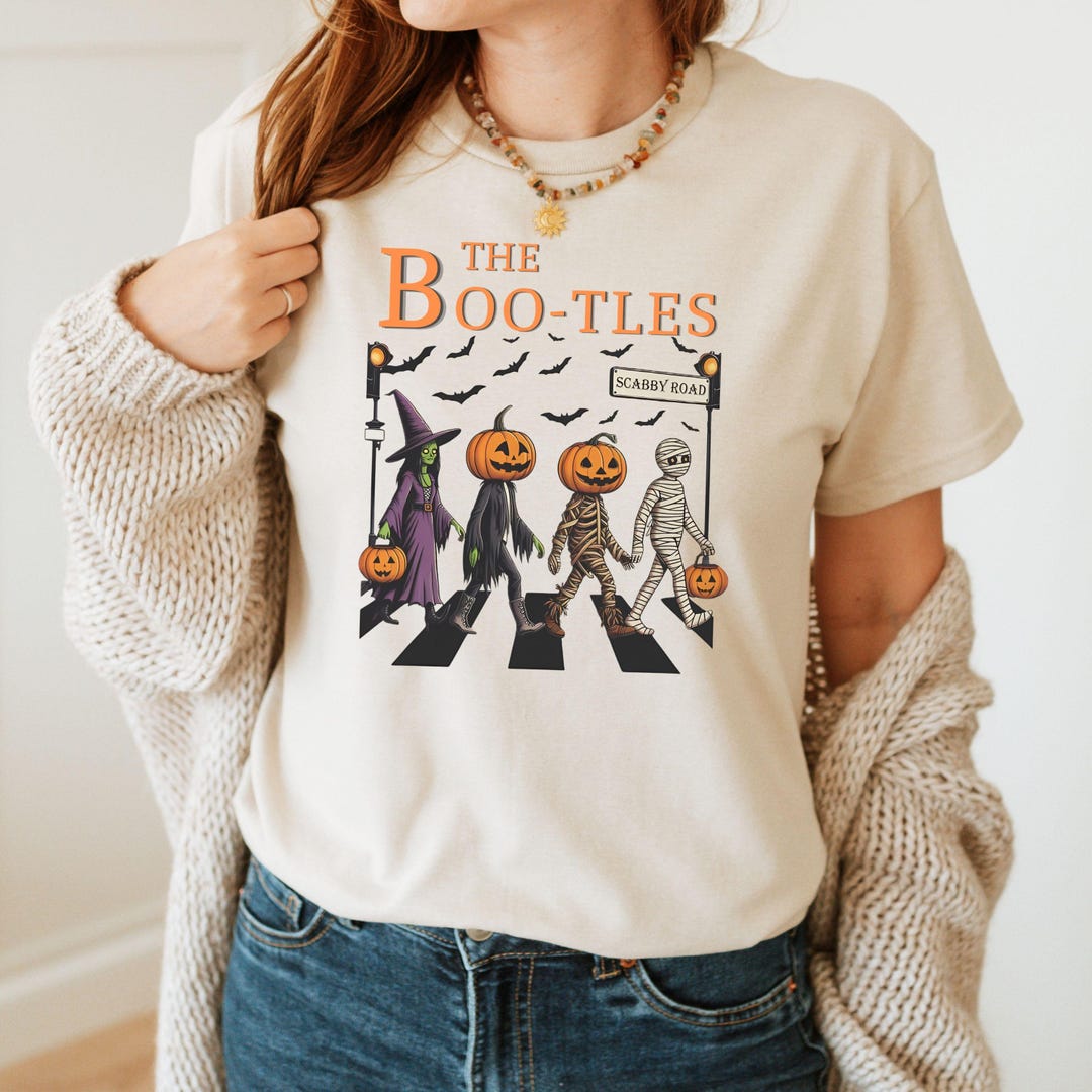 The Boo-tles Shirt, Witchy Halloween Shirt, Pumpkin Shirt, Trick or ...