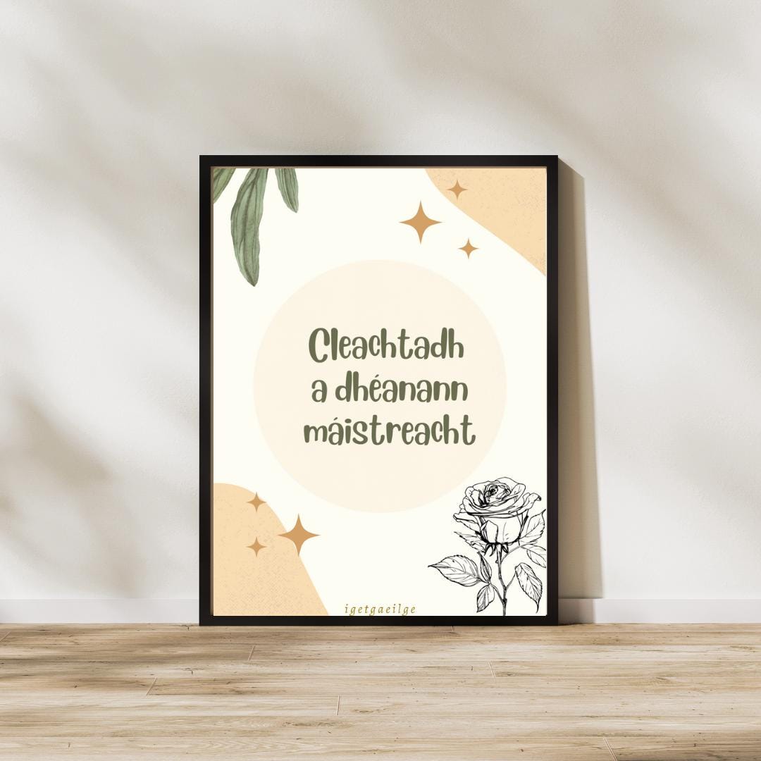 Seanfhocail Poster Pack 1 (aesthetic) - Etsy