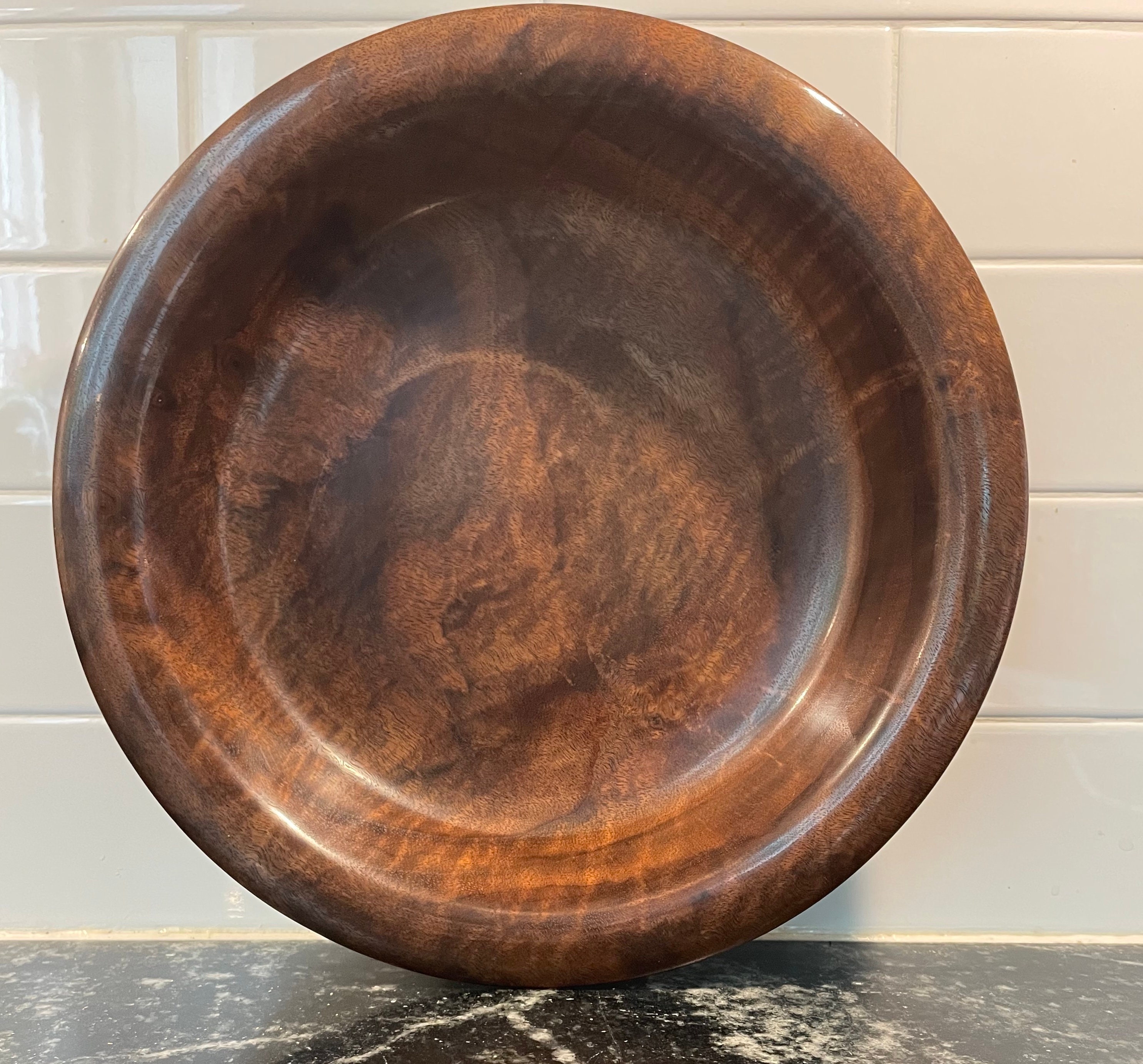 Walnut Deep Dish Platter - Etsy
