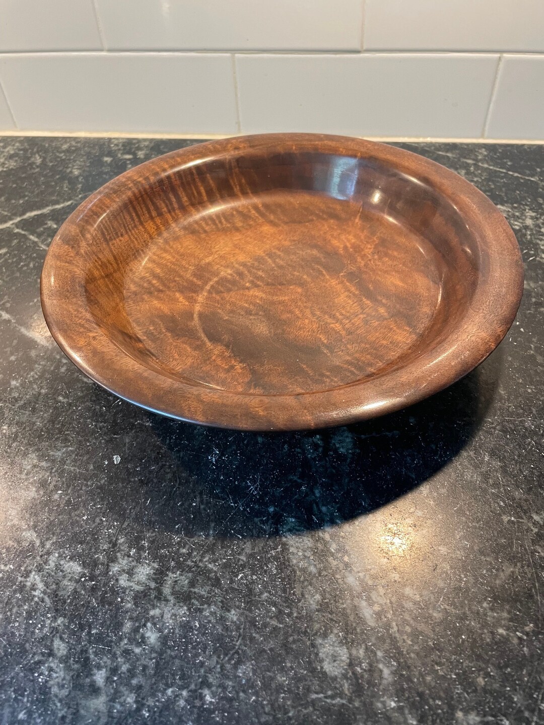 Walnut Deep Dish Platter - Etsy