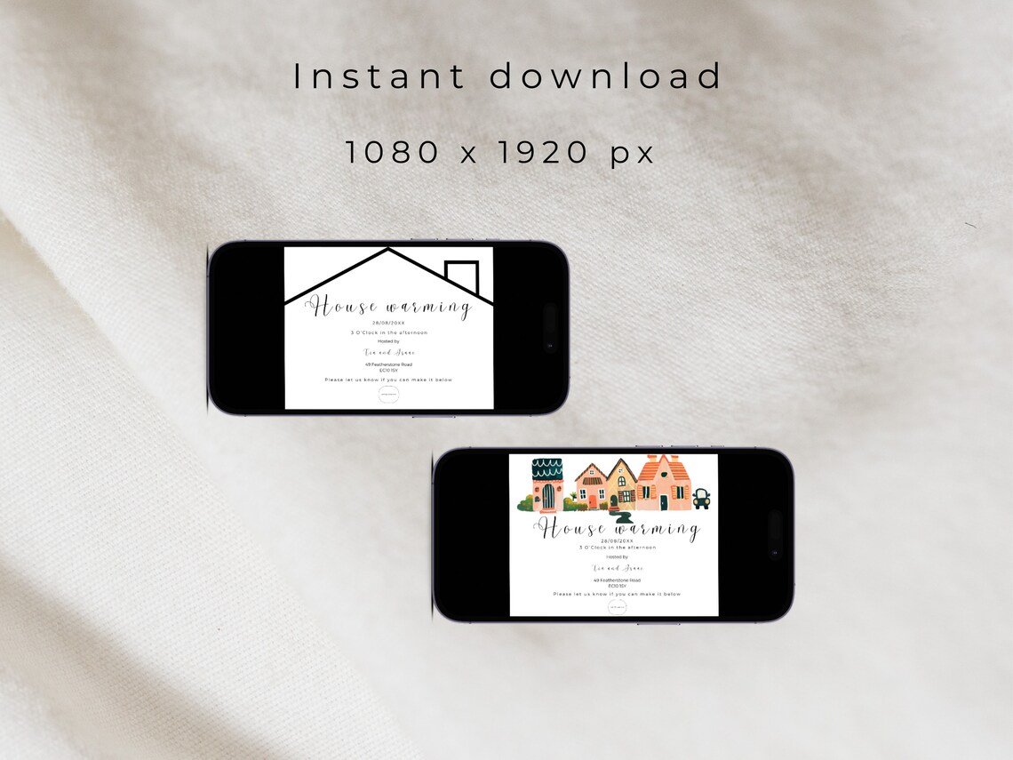 Printable House Warming Invitation Editable With Canva - Etsy