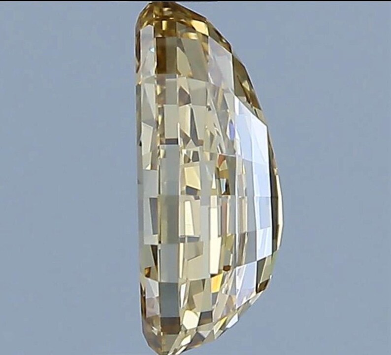 1.03 Ct. Fancy Brown-yellow, Natural Even, VS2 Pear Step Cut - GIA ...