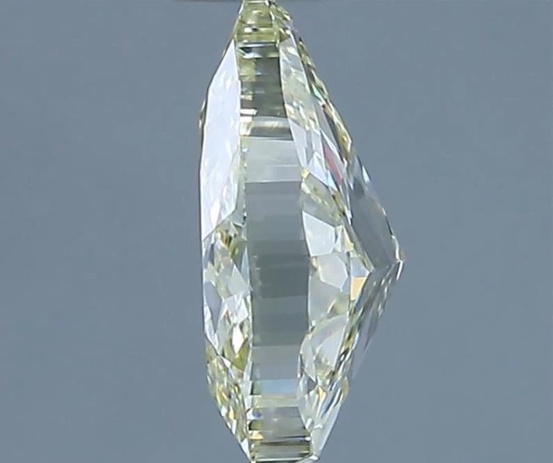 GIA Certified Natural Diamond - 1.00 Ct. W to X Range Color, SI1 Pear ...