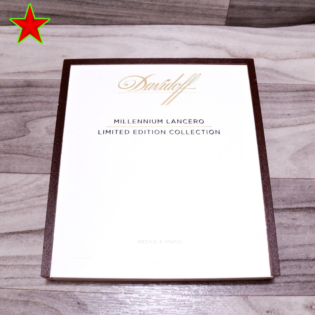 Davidoff Lancero Millennium Empty Wood Cigar Box 7.75 X - Etsy