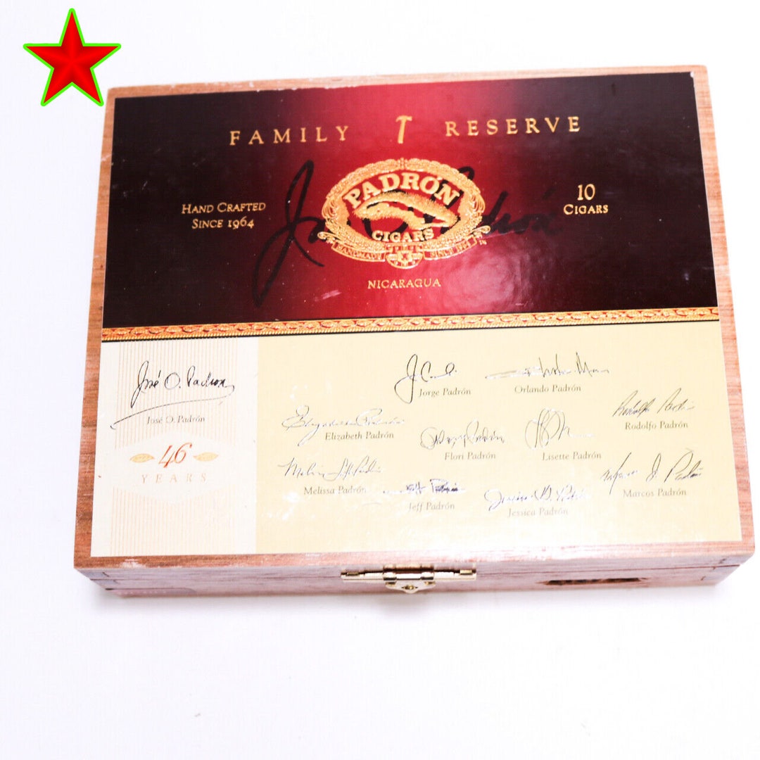 Padron Family Reserve No. 46 Maduro Empty Wood Cigar Box - Etsy