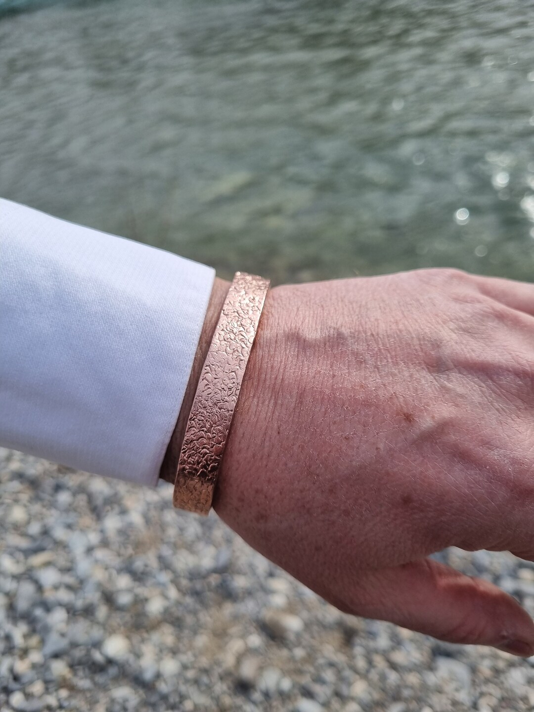 Handcrafted Copper Bracelet | Gift for Men | Gift for Him | 78g | 5 X ...